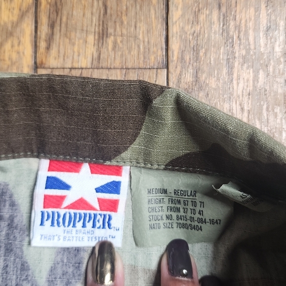 Propper | Jackets & Coats | Brown Tan Green Woodland Camouflage ...